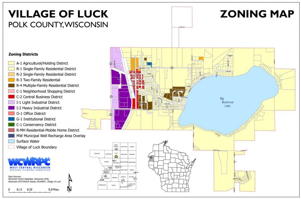 Zoning Map|Village of Luck